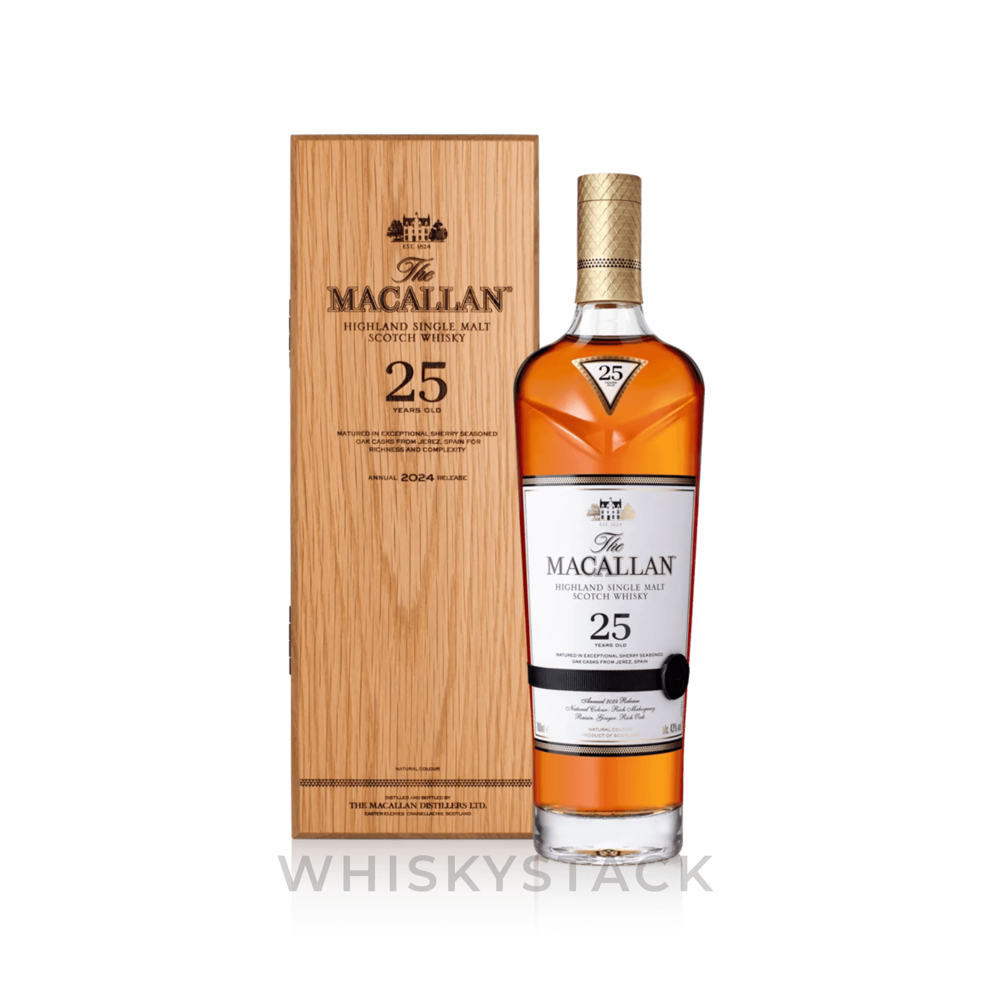 The Macallan Sherry Oak 25 YO 2024 – Intense Scottish elegance ...