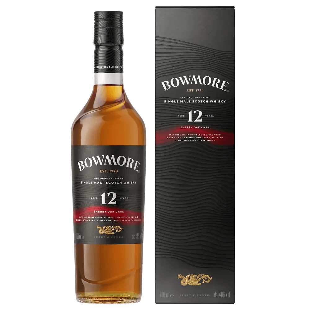 Bowmore 12 Year Old Sherry Oak Cask byder på røg, sødme og krydderi ...