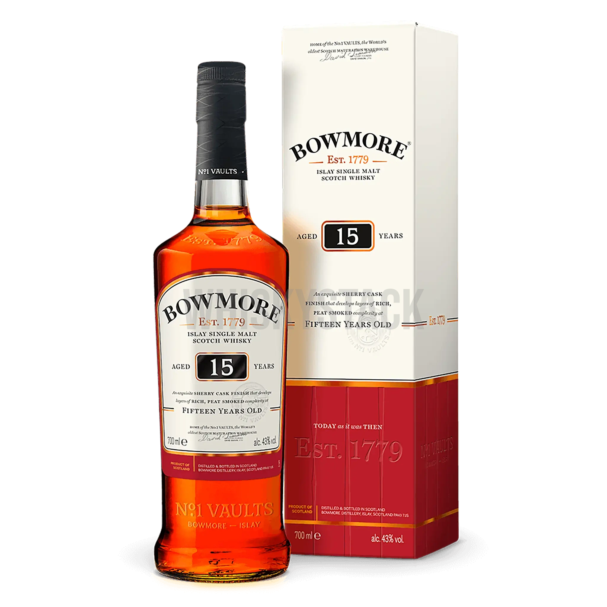 Bowmore 15 års Single Malt Whisky - Røget whiskyoplevelse – WHISKYSTACK